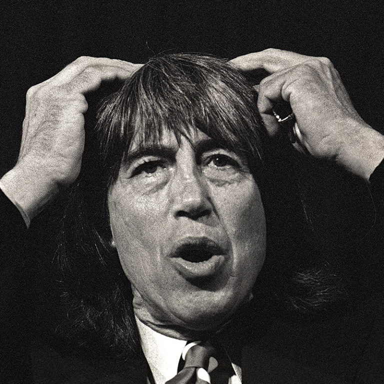 Photograph of Richard Neville at the NPC by Heide Smith